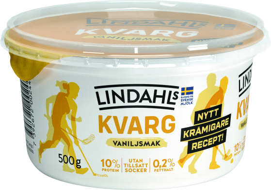 Lindahls Kvarg Vaniljsmak 0,2% 500 g