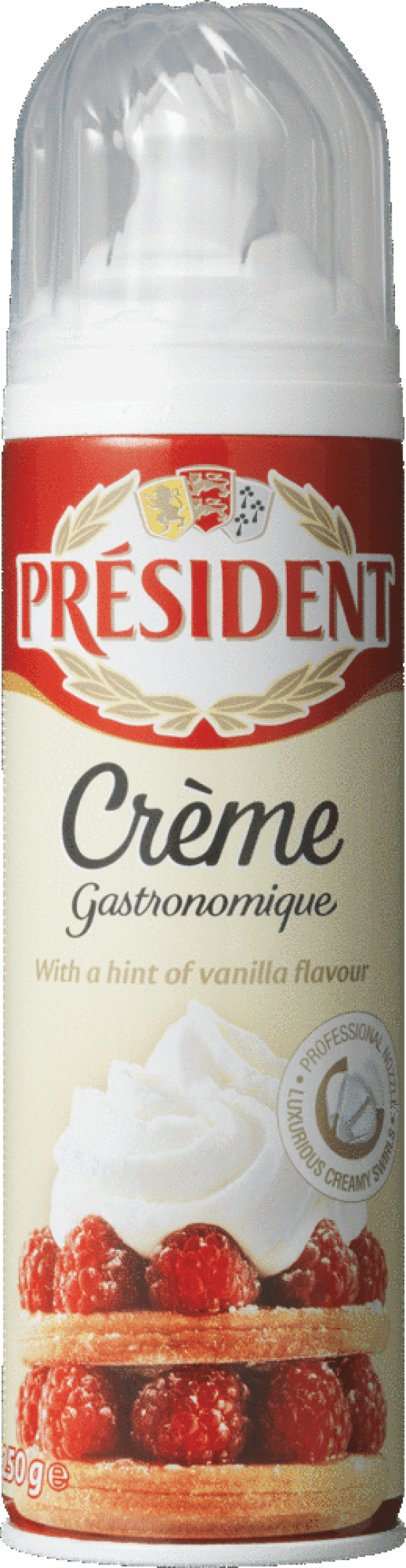 Président Whipped Cream with Sugar 250 g