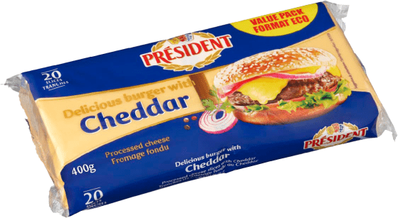 Président Cheddar Toast Slices 400 g