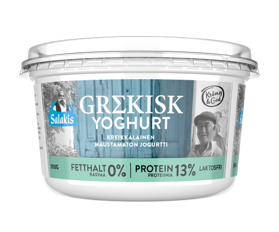 Salakis Grekisk Yoghurt 0% 500 g