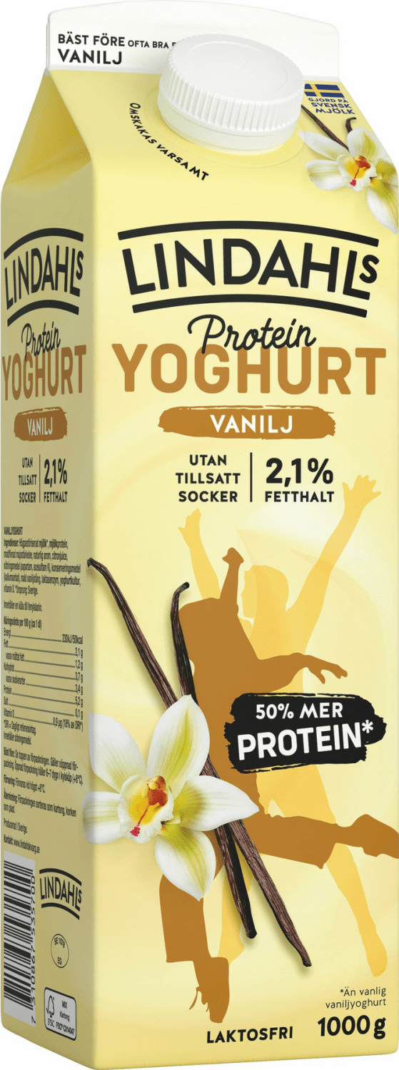Lindahls Yoghurt Vanilj 1000 g