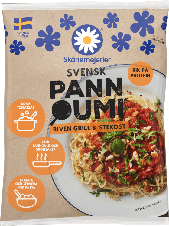 Skånemejerier Pannoumi Grill- & Stekost riven 150 g